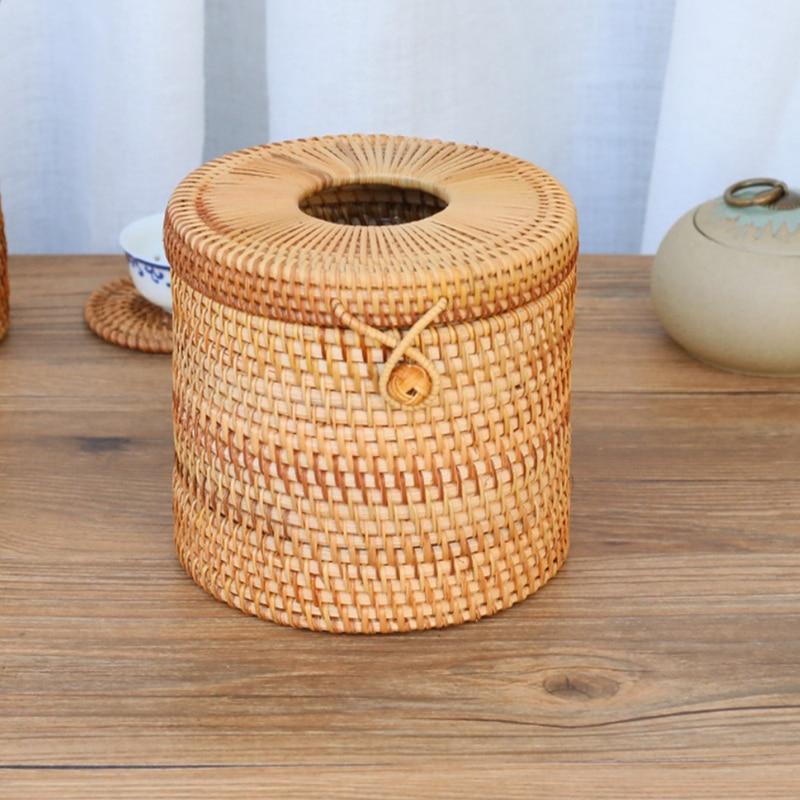 Rattan Tissue Box – Still Serenity