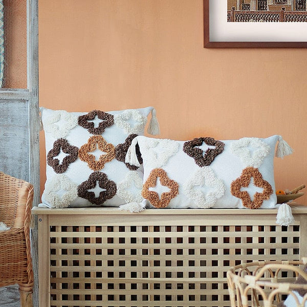 Moroccan Tuft Pillow Cover – Still Serenity