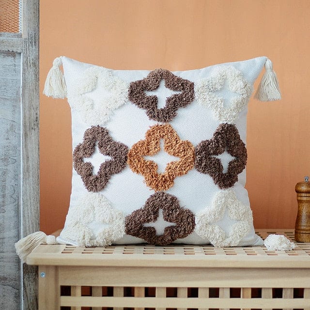 Moroccan Tuft Pillow Cover – Still Serenity